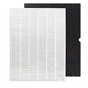 Nispira 116130 H Filter Replacement 5500-2 AM80 True HEPA Activated Carbon For Winix Air Purifier, 3 Sets