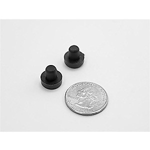 1/2" Nylon Stem Bumper | Black | for Patio Swivel Chairs | Pack of: 25