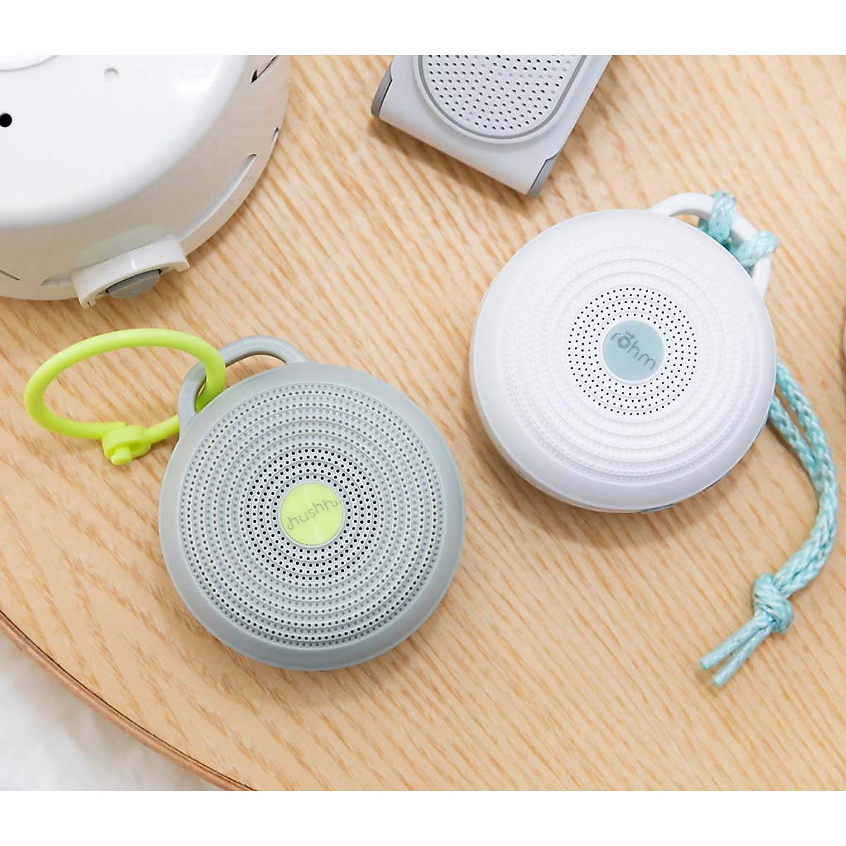 Yogasleep Rohm + Hushh | The Original White Noise Machine | Soothing Natural Sound from a Real Fan | Noise Cancelling | Sleep Therapy, Office Privacy, Travel | for Adults & Baby