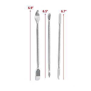 Bitray 3 PCS Professional Repair Tool Kit Electronics Opening Pry Tool Repair Kit with Metal Spudger Mobile Phone Disassembly Stick