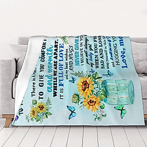 Wotail Daughter Gifts from Mom, Daughter Gifts, Gifts for Daughters Adult, Gift for Daughter, Gifts for Daughter, Ddaughter Blanket from Mom 40" X 50"