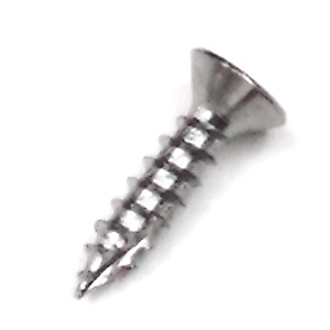 Hinge Outlet Polished Chrome Wood Screws for Hinges 9 x 1 Inch Inch - Fly Cut for Self Drilling - 24 Pack