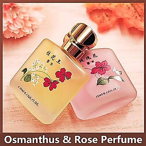 Grospe Osmanthus Perfume Women Eau de Parfum, Osmanthus Blossom for Women Eau de Parfum Spray, Pure Osmanthus Extract for Restoring Osmanthus Flavor, 1.25 fl.oz./ 35ml (Osmanthus)