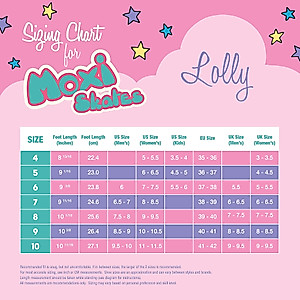 Moxi Lolly Roller Skate - Fashionable Womens Quad Roller Skate | Taffy Purple | Size 7