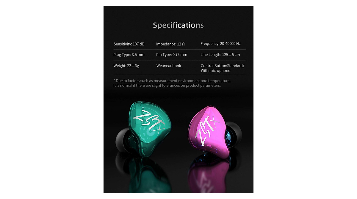 Kinboofi KZ ZSTX in Ear Headphone, 1BA 1DD HiFi Earphone with Hybrid ...