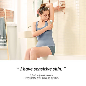 EVE 5 Women's Disposable Razors Smooth Touch | Wide moisture bar, 5 Blades for smooth shave | Multipurpose Hair Remover | 1 pack (3 count)