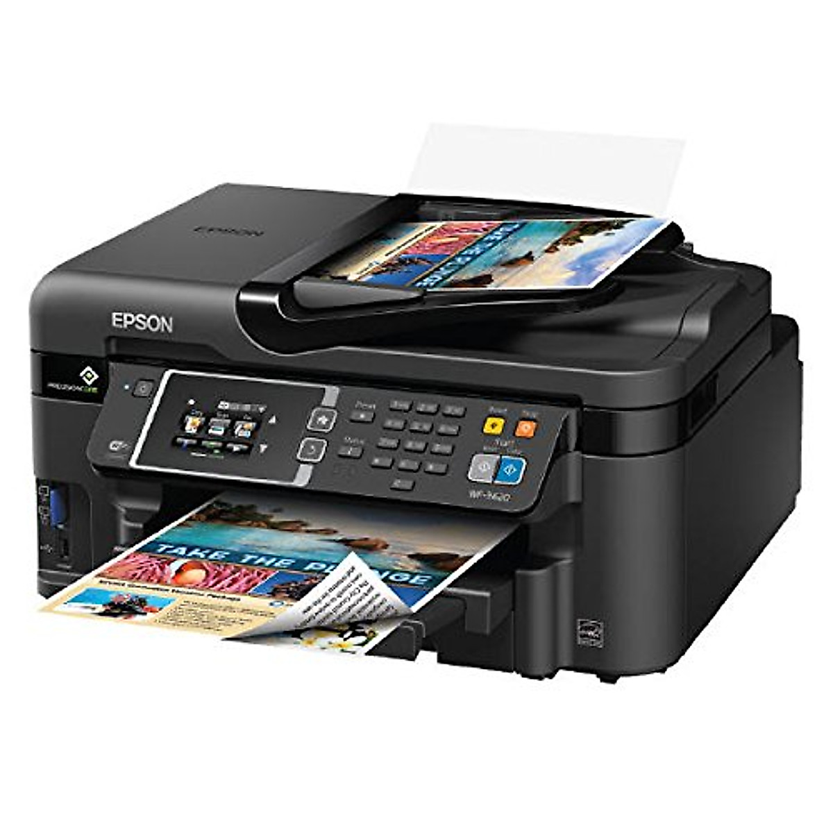 Epson WorkForce WF-3620 WiFi Direct All-in-One Color Inkjet Printer, Copier, Scanner, Amazon Dash Replenishment Ready