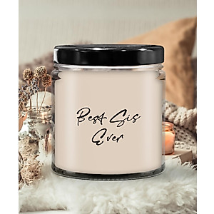 Best Sis Ever Candle Vanilla Scented Soy Wax 9oz Candle