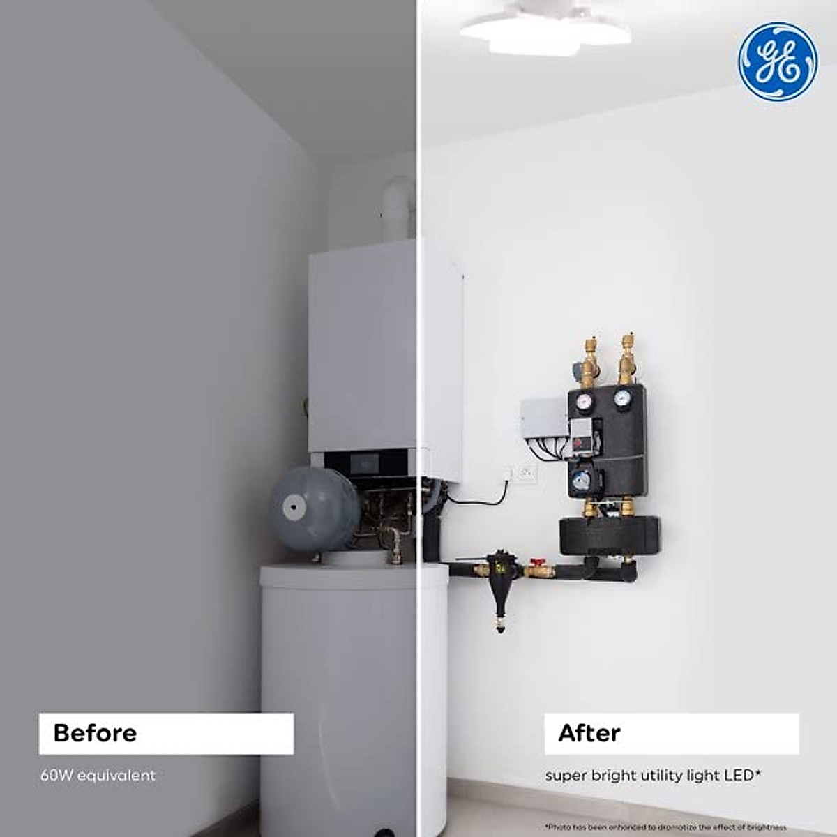 GE LED 30w Daylight Super Bright Utility Light, Medium Base, 1 pk