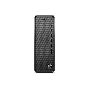 HP S01-pf1013w Slim Desktop Celeron G5900 3.4GHz Intel UHD Graphics 610 4GB RAM 1TB HDD Win 10 Home Black
