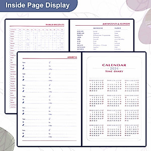 2024 Planner Weekly and Monthly, 2024 Planner 5.6" x 8.3", Academic Planner 2024,Planner Notebook with 12 Stickers,Appointment Books & Planners,Calendar Planner Jan. 2024 - Dec. 2024 (Purple 1)