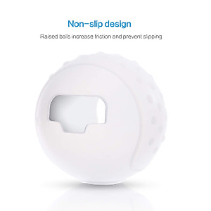 Silicone Grip Case for Poke Ball Plus Controller, Accessories Rubber Skin Protective Cover Case Compatible with Nintendo Switch Pokemon Lets Go Pikachu Lets Go Eevee Poke Ball Plus - Clear