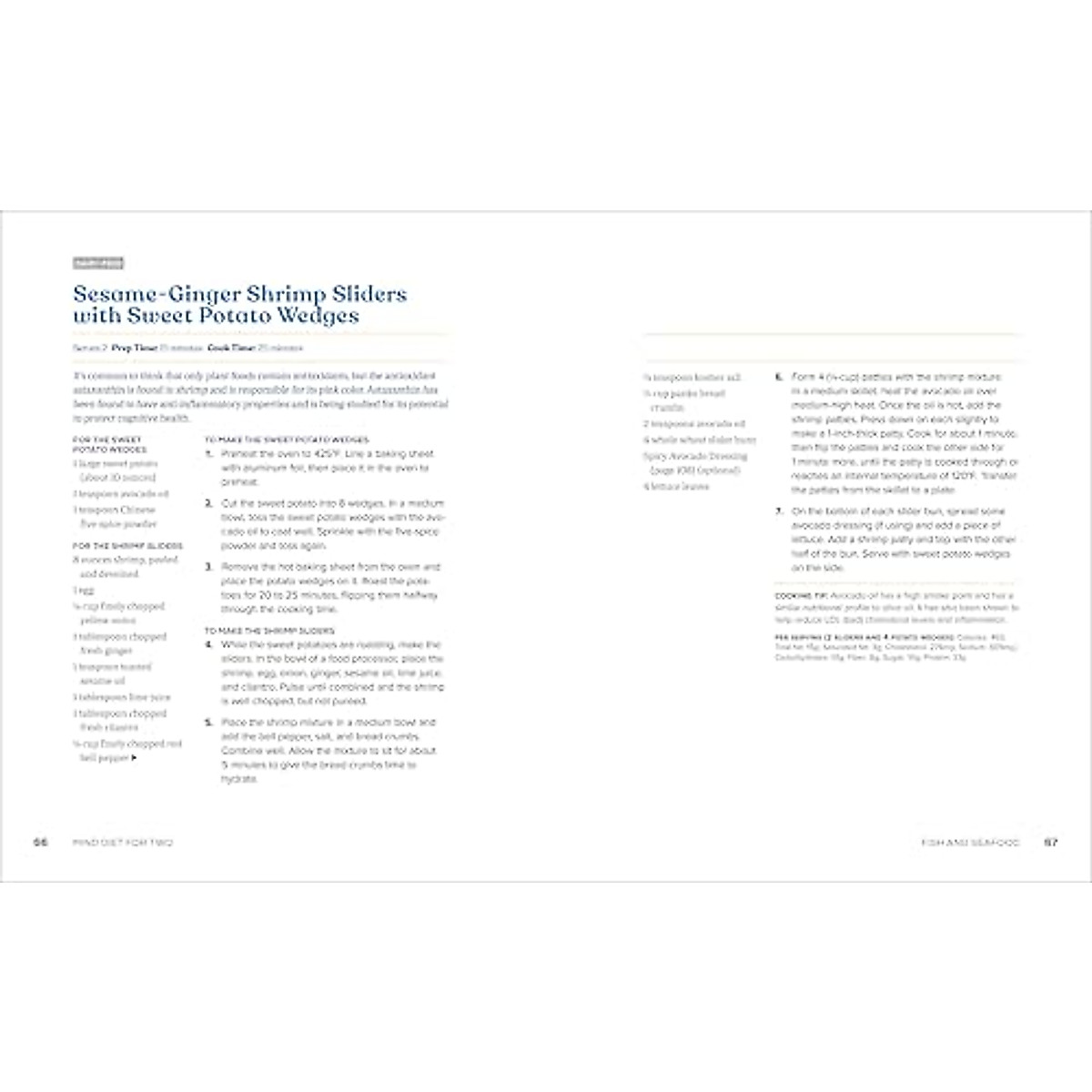 MIND Diet for Two: 65 Perfectly Portioned Recipes to Boost Your Brain Health