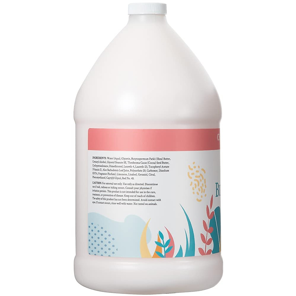 Ginger Lily Farms Botanicals Soothing Butter Lotion for Dry Skin, Champagne Mimosa, 100% Vegan & Cruelty-Free, Citrus Blend Scent, 1 Gallon (128 fl oz) Refill