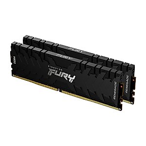 Kingston FURY Renegade 64GB (2x32GB) 3200MT/s DDR4 CL16 Desktop Memory Kit of 2 | Intel XMP | AMD Ryzen | Low Latency | KF432C16RBK2/64