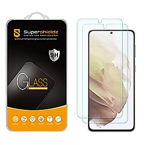 (2 Pack) Supershieldz Designed for Samsung Galaxy S21 FE 5G [Not Fit for Galaxy S21] Tempered Glass Screen Protector, Anti Scratch, Bubble Free