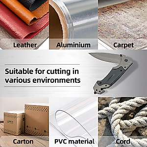 ZPFOE Folding Pocket Knife for Men, Switch Blade with Push Button, 3-in-1 Multitool Folding Knife,Pocket Clip Tactical Knife, EDC Pocket Knives for Self Defense, Camping, Hunting, Outdoor