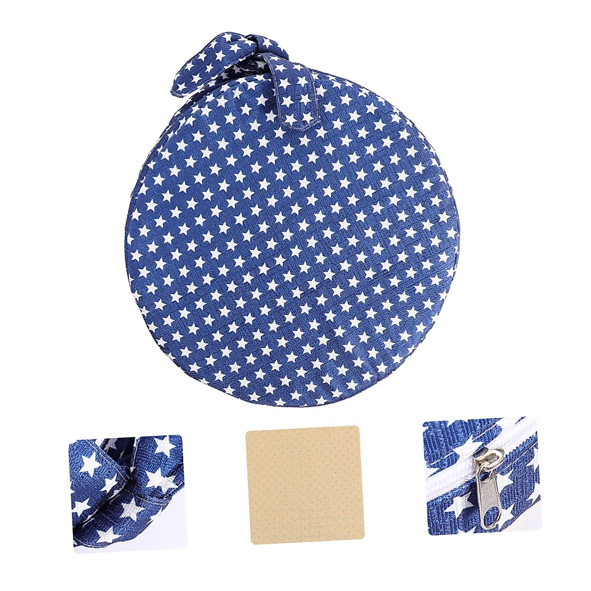 Toddmomy 2 Pcs Height Increasing Seat Cushion Mat Cotton Fabric (Filler: High-Density Sponge) Baby Washable