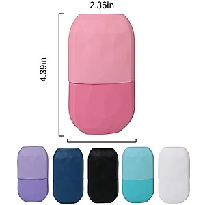 PASNOWFU Upgrade Ice Cube Face Roller, Facial & Eyes and Neck, Brighten Skin & Enhance Your Natural Glow, Facial Treatment to Tighten & Tone Skin & De-Puff The Eye Area, Cryotherapy for Face (White)