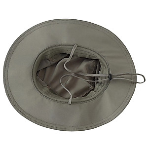 Connectyle Baby Boys Summer Sun Hat UPF 50+ Wide Brim Beach Hat Kids Bucket Fishing Hat S Army Green