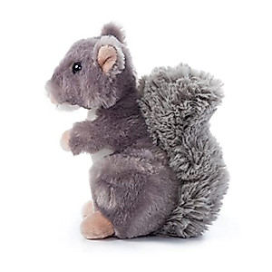 The Petting Zoo Squirrel Stuffed Animal Plushie, Gifts for Kids, Wild Onez Babiez Wildlife Animals, Squirrel Plush Toy 6 inches