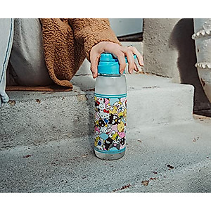 Sanrio Hello Kitty and Friends Plastic Water Bottle With Screw-Top Lid | BPA-Free Plastic Sports Jug | Holds 28 Ounces
