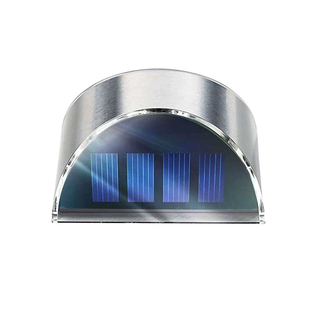 SOLUSTRE LED Outdoor Flood Lights Solar Pathway Light Solar Motion Sensor Light Solar Powered Flood Lights Solar Motion Detector Lights Solar Wall Light Stainless Steel Stair Light