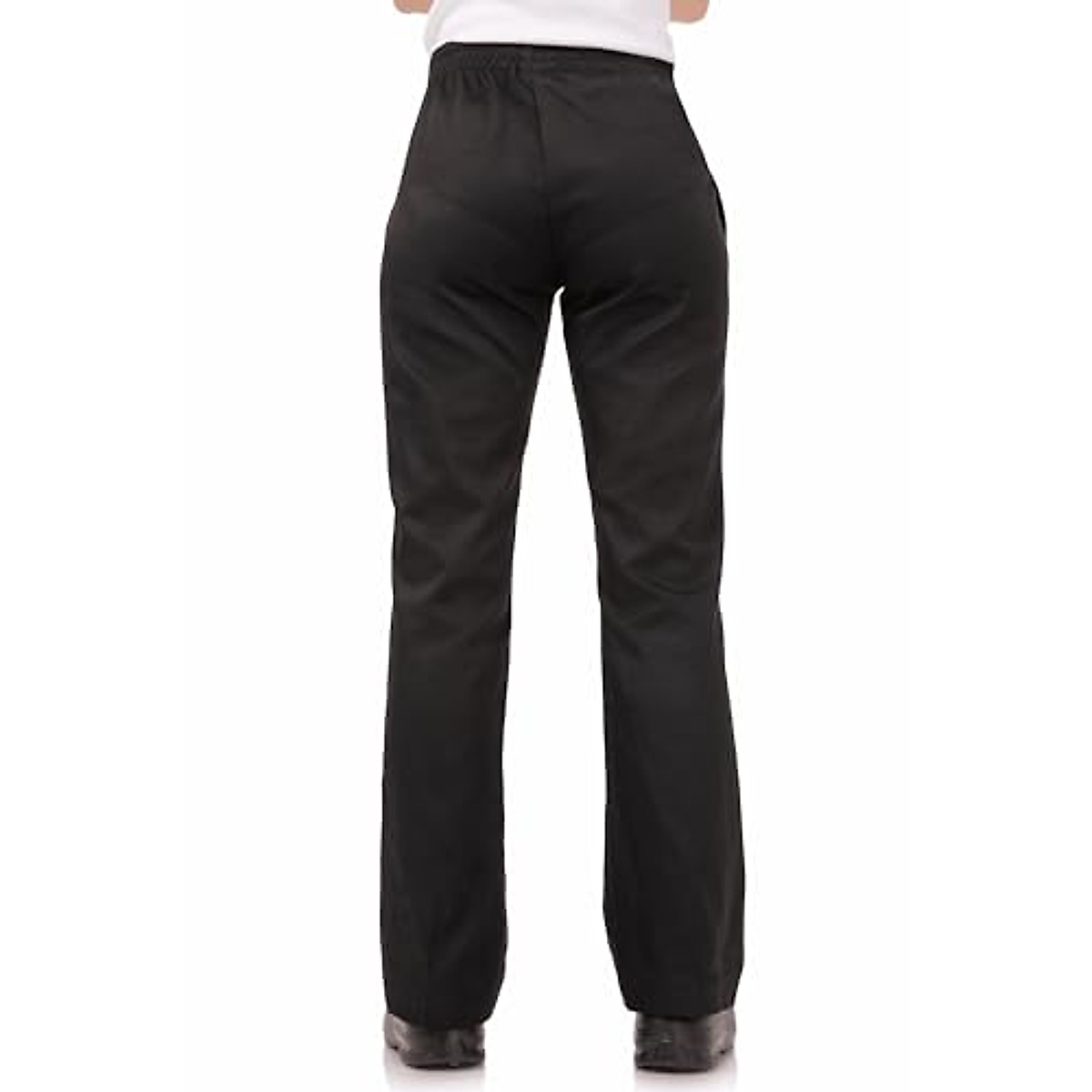 Chef Works Women's Essential Baggy Chef Pants, Black, Medium