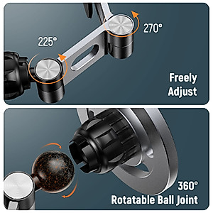 Mindsky Magnetic Phone Mount Compatible with Mag-Safe for Tesla 3 / Y/S/X Accessories Cellphone Holder for Car Screen/Dashboard