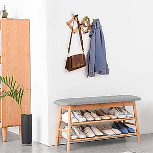 SCUNDA Expandable Hat Rack for Wall, Colorful Wall Hook for Hat/Coat/Mug/Baseball Cap/Cowboy Hat, 2-Pack Hat Holder for Girls Room, Boys Room, Kids Room