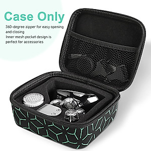 Kibiy Hard Travel Case Compatible MS-672 5-in-1 Grooming Electric Head Hair Shaver- Balder Head Shavers, Men's Electric Trimmer Shaver -Black