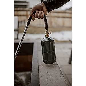 Gas One Propane Torch for 1lb Propane Tank with Auto Ignition - Used for Weed Burner and Flamethrower (14-16.4oz propane tanks)