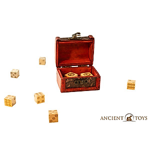 Ancient Toys Viking Dice from A Fast-paced Bluffing Game Similar to Liar’s Dice, Mia, Dudo and Perudo. Great Party Game That is Fun and Easy to Learn!…