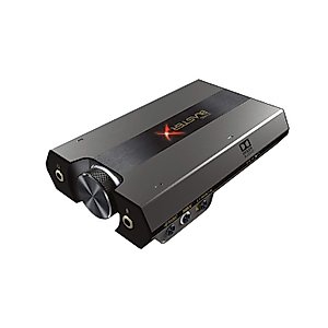 Sound BlasterX G6 Hi-Res 130dB 32bit/384kHz Gaming DAC, External USB Sound Card with Xamp Headphone Amp, Dolby Digital, 7.1 Virtual Surround Sound, Sidetone/Speaker Control for PS4, Xbox One