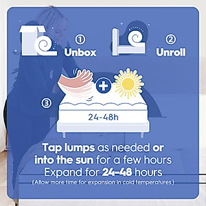 USKRIGE Queen Mattress Topper, Extra Thick Cooling Mattress Pillowtop for Back Pain, Plush Mattress Pad Protector with 8-21 Inch Elastic Deep Pocket 6d Down Alternative Filling