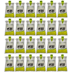 RESCUE! Big Bag Fly Trap – Disposable, Outdoor Use - 24 Traps