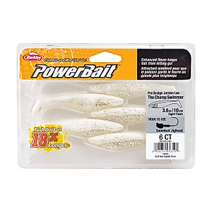 Berkley Powerbait The Champ Swimmer Fishing Soft Bait, Sight Flash, 3.8"