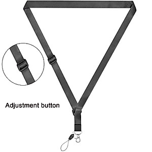 AMUU 6 Pack Lanyards Adjustable Extend Length Lanyard with id Badge Holder for Women Keys Kids Men ID Card Holder Lanyard Cruise Ship Waterproof Credit Card Name tag Holder