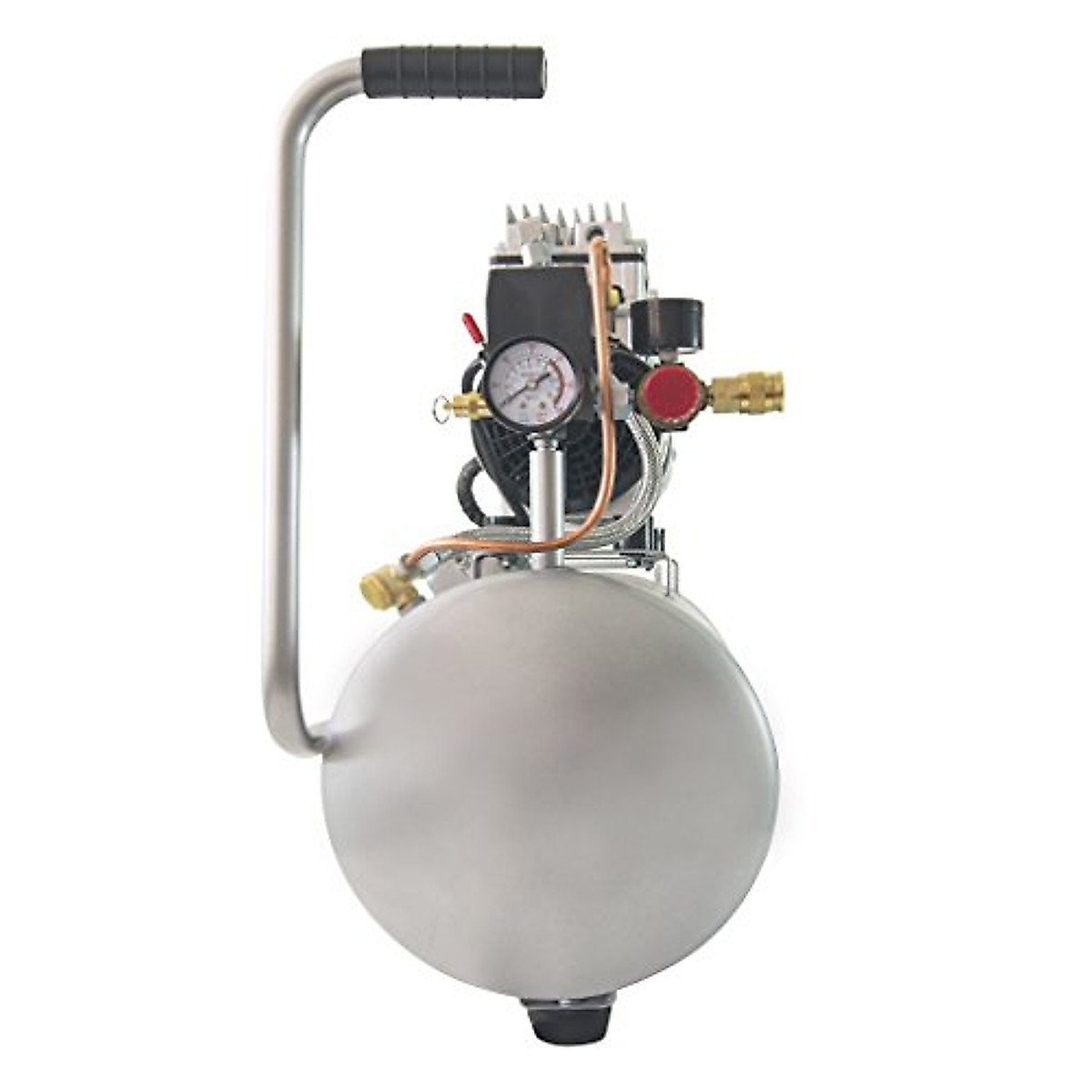 California Air Tools 8010 Steel Tank Air Compressor | Ultra Quiet, Oil-Free, 1.0 hp, 8 gal