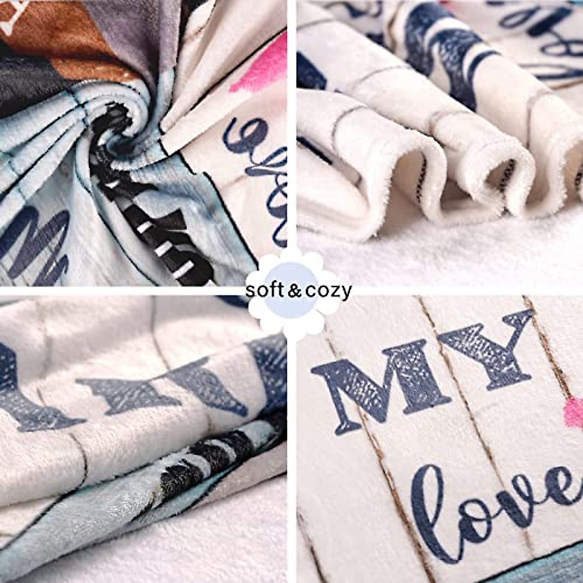 Tapesb to My Wife Blanket Anniversary Romantic Gifts for Wife Birthday Gift from Husband for Wives Throw Blanket with Pillow Covers Valentine Day Blanket Gifts