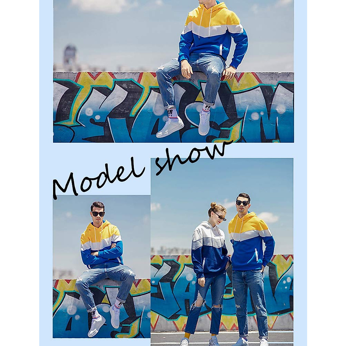 Tebreux Men's/Women's Jogging Tracksuit 2 Piece Athletic Outfit Hoodie Sports Sweatsuit Pullover Suit Sets Green L