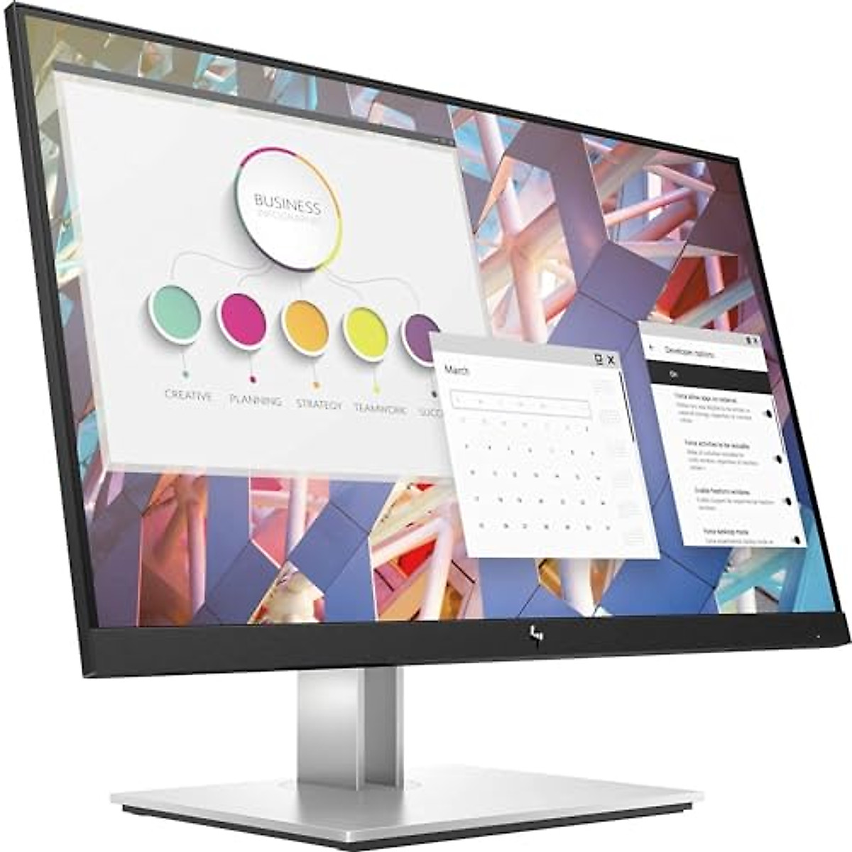 HP EliteDisplay E24 G4 24 Inch IPS LED Backlit, FHD 1920 x 1080, Blue Light Filter, HDMI, VGA, DisplayPort Monitor (Renewed)