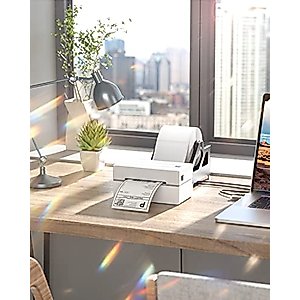 MUNBYN Shipping Label Printer P130, 4x6 USB Thermal Label Printer, Desktop Barcode Label Printer for Shipping Packages Home Small Business, Easy Setup Compatible with Mac, Windows, Linux, UPS, USPS