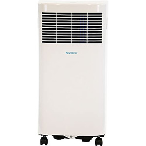 Keystone 5,000 BTU Portable Air Conditioner, Cools Rooms Up to 200 Sq. Ft., with Remote Control, LED Display, 24H Timer, Dehumidifer, Wheels, and 3-Speeds