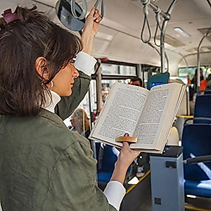 Book Page Holder Wood Thumb Book Opener Finger Book Holder for Reading Useful Bookmark Gifts for Book Lovers,Bookworms, Teachers, Students