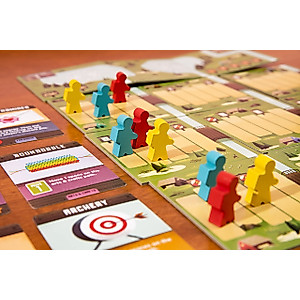 Buffalo Games - Summer Camp - Competative Family Game Night Game - Deck Building Racing Game - Classic Summer Camp Activities - Ages 10 and Up