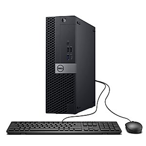 Dell OptiPlex 7050 Small Form Factor Business Desktop Computer (Intel Core i5-6500, 8GB DDR4, 256GB SSD, DVD) Windows 10 Pro (Renewed)