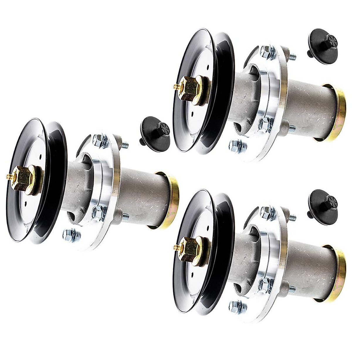 8TEN Mower Spindle with Pulley for Husqvarna 48 inch Deck EZ 4824 RZ 4824F 539112170 532112171 3 Pack