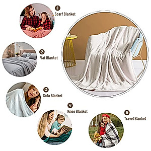 Baosity Mother's Day Blanket Gifts for Mom, Custom Blanket with Photos/Text, Personalized Picture Blanket Throw, Customized Birthday Gifts for Mom from Daughter Son - 4 Size (6 Photo W/Text)