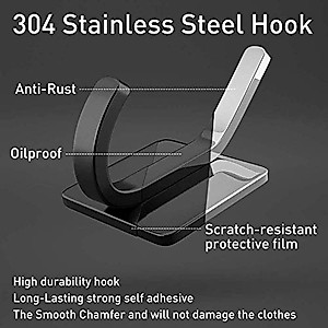 WYKDD 5 PCS Double Stainless Steel Hooks Towel Hook for Bathroom Clothes Hook Robe Hook Coat Hook for Bedroom Bathroom Accessories ( Color : White-Fruit peach5 )